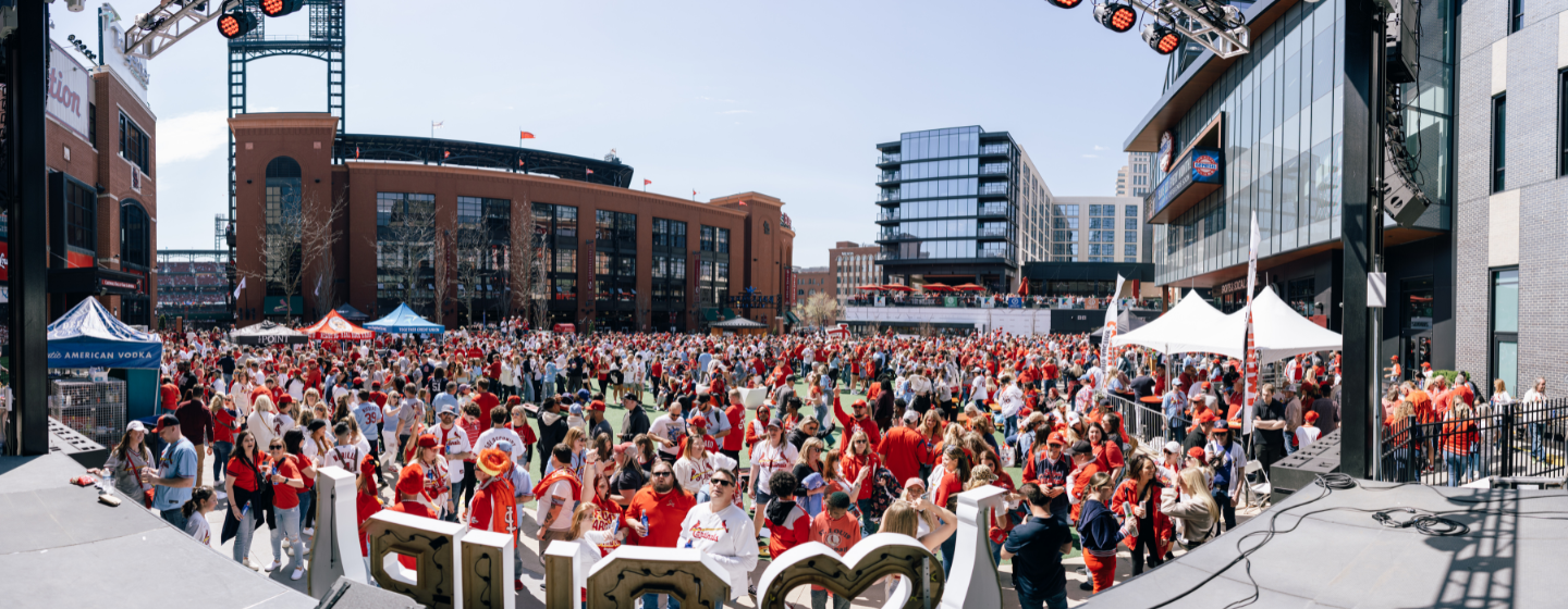 Ballpark Village - Cardinals Opening Day